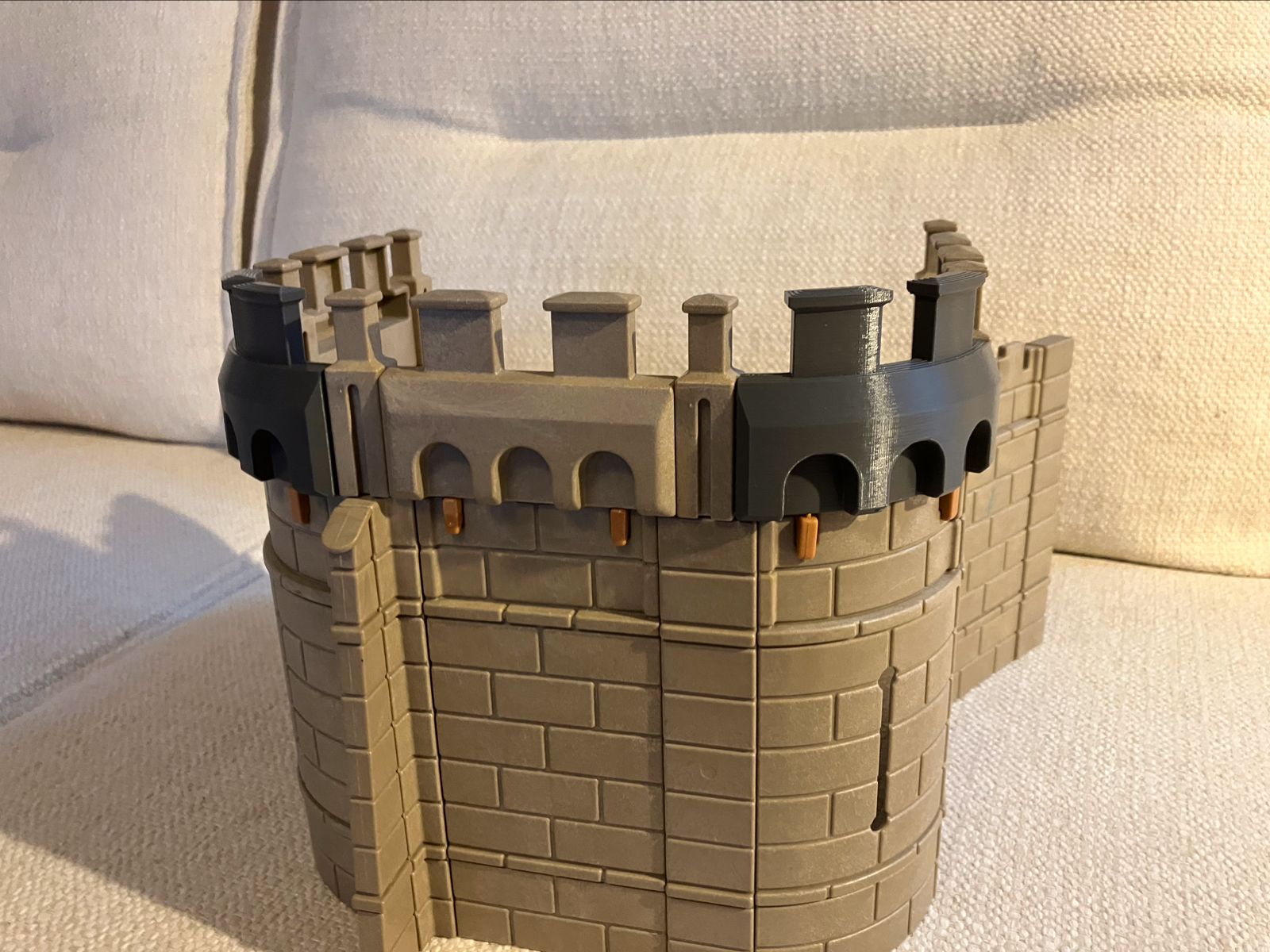 Playmobil castle round wall top piece by Matthijz98 | Download free STL ...