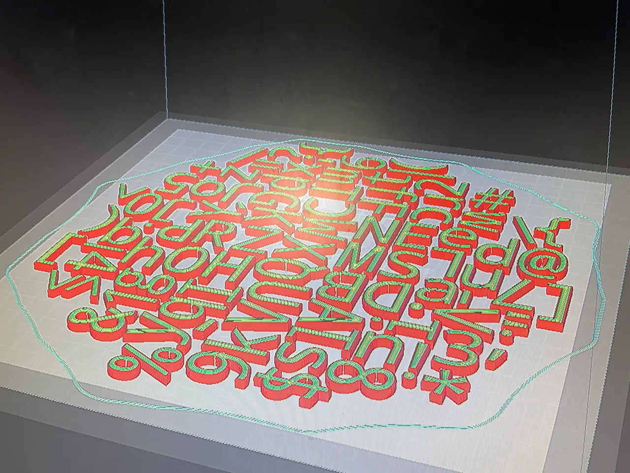 Alphabet + Numbers + Special Characters by Landin22 | Download free STL ...