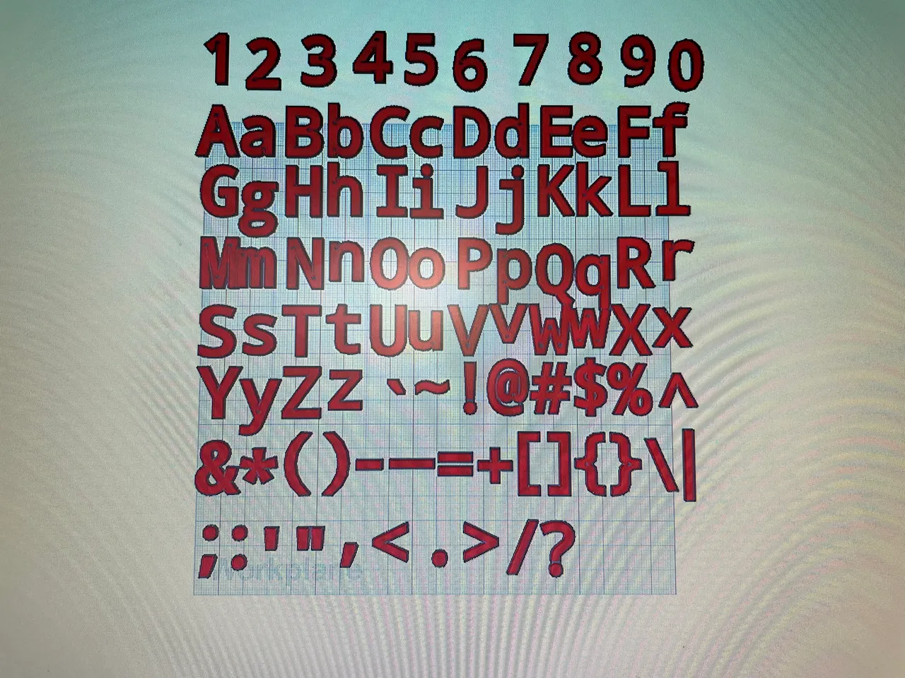 Alphabet + Numbers + Special Characters by Landin22 | Download free STL ...