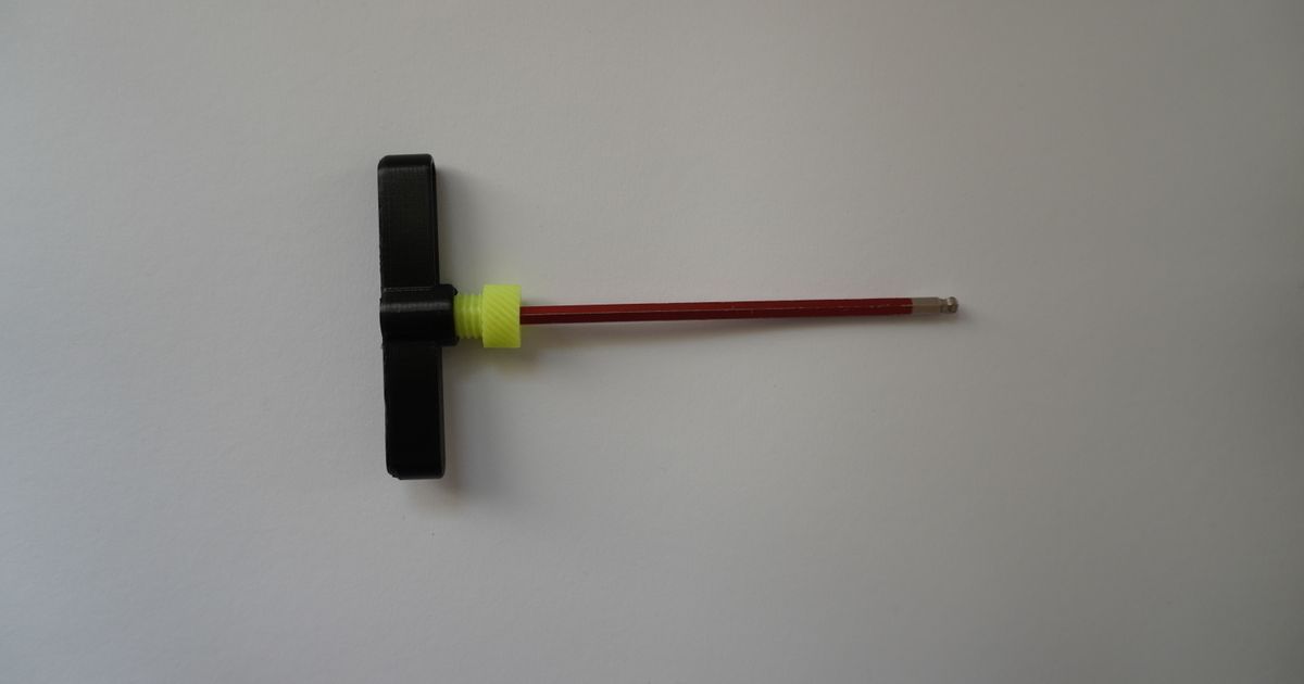 Allen-Key T-Handle V2 by Jascha3D | Download free STL model ...