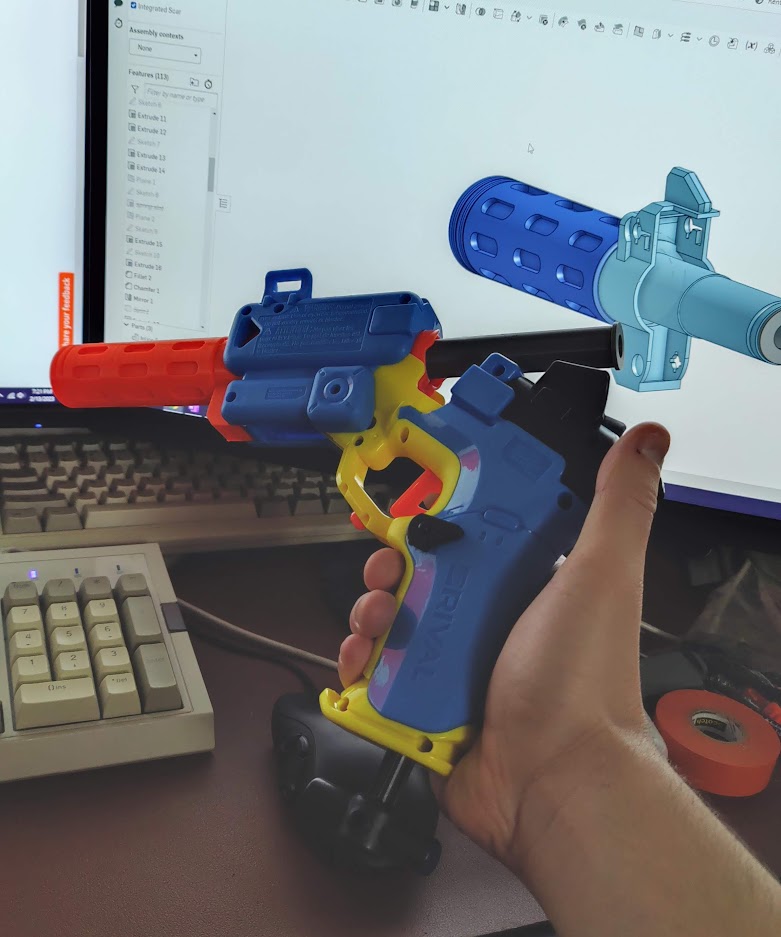 Nerf Rival Pilot Swappable Inline Clip Mod by RedCowl | Download free ...