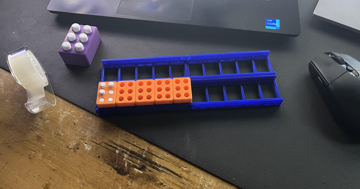 Braille Trainer by MakeGood INC | Download free STL model | Printables.com