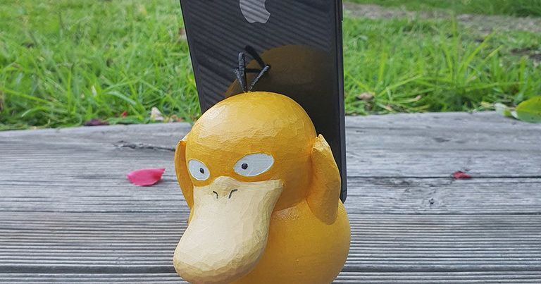 Psyduck Phone Holder by Vishal Tandon | Download free STL model ...