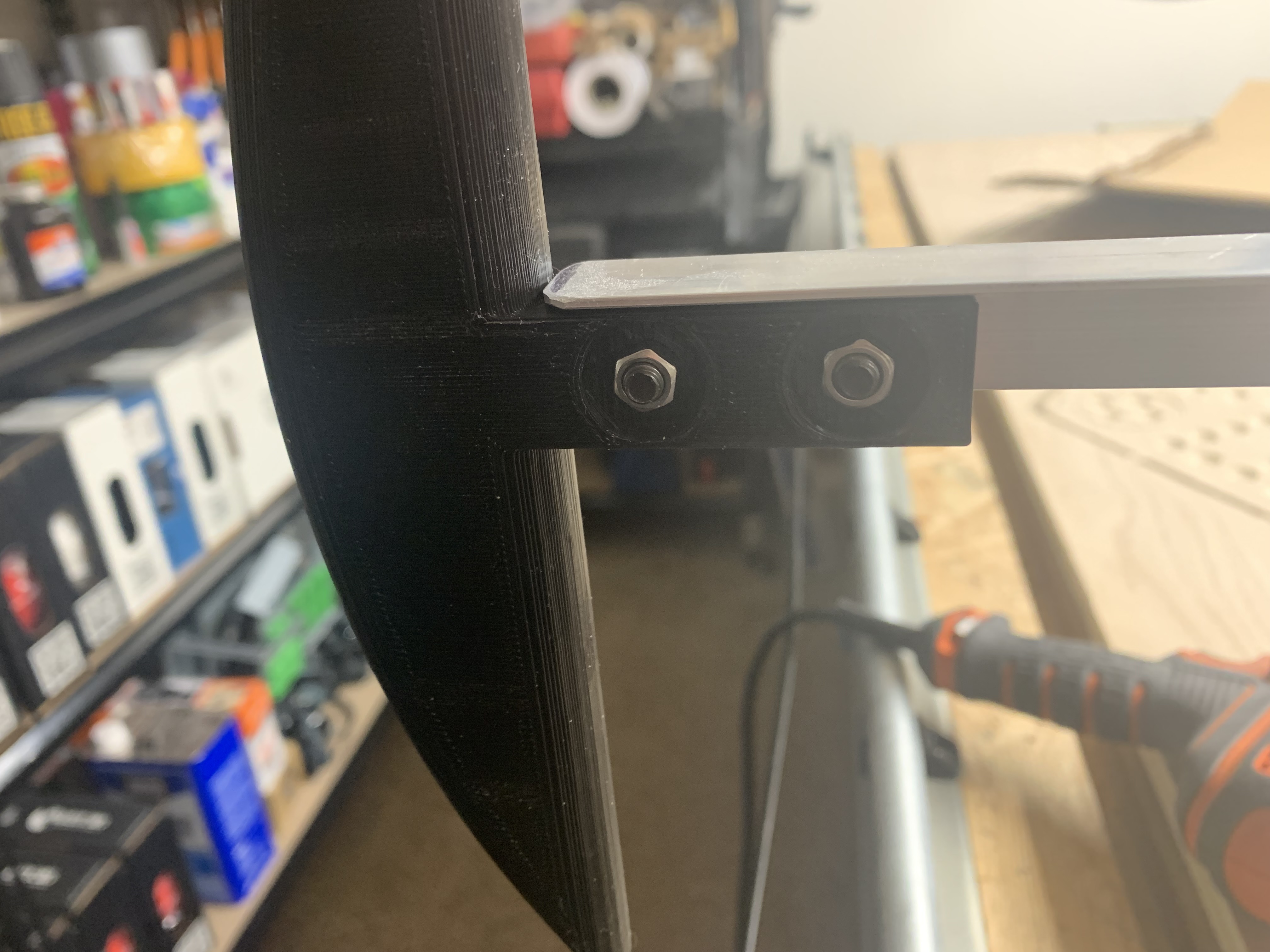 LowRider 3 CNC Drag Chain Shield (protection from vac hose getting ...