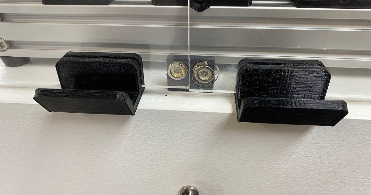 Door Handle for 3D printer Enclosure by Pennypacker | Download free STL ...