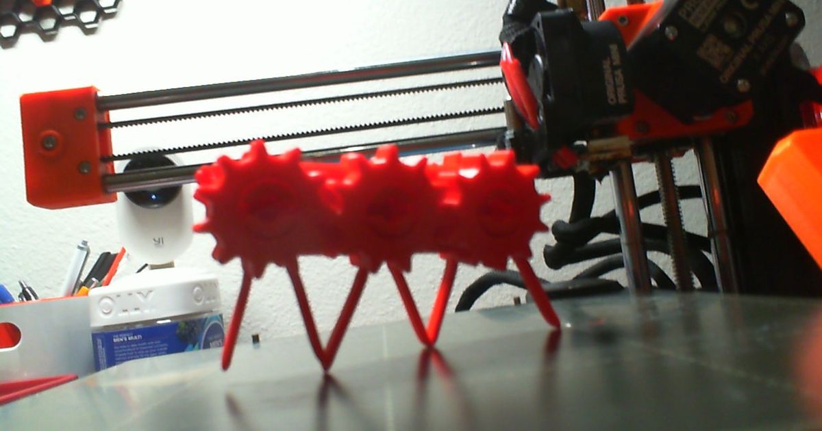 Mechanical Insect Made From Gears by BasilDemFlint | Download free STL ...