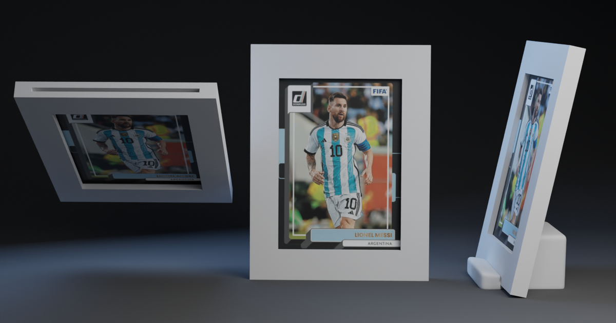 Top Loading Picture Frame for Trading Cards in Ultra Pro Sleeves by ...