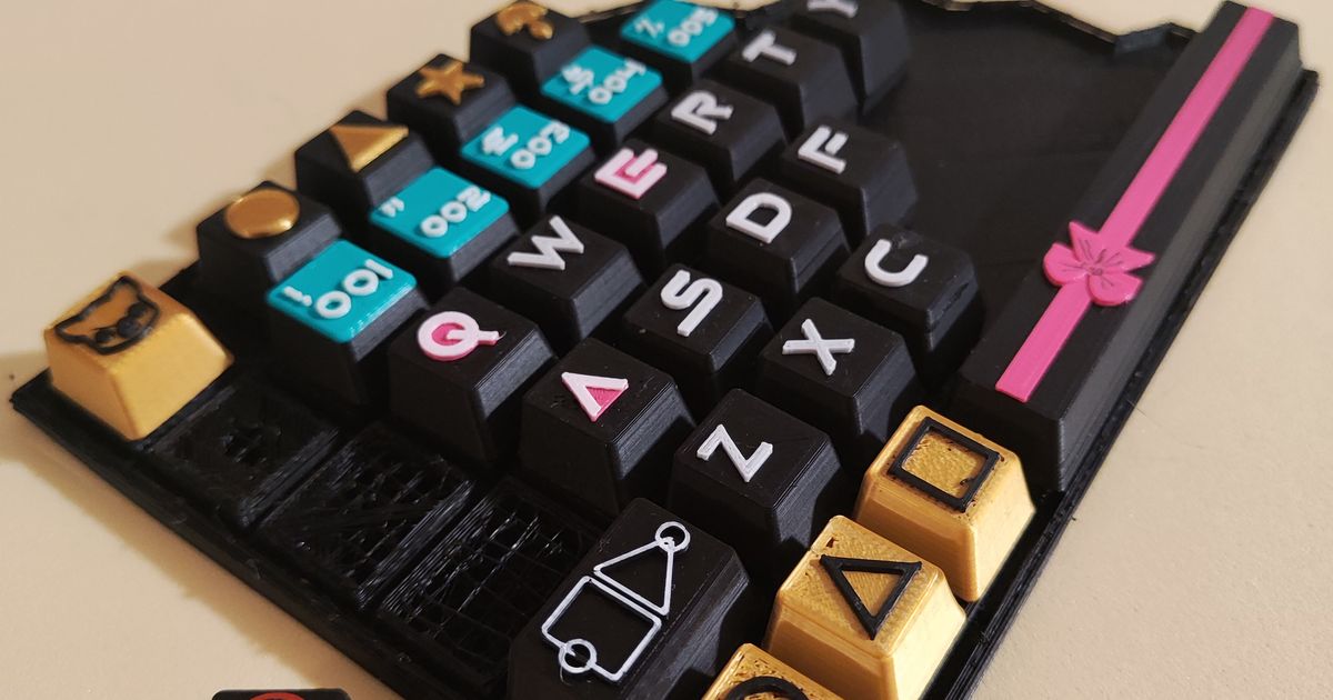 Squid Game Keycaps by Matteo Giovanni Cirfeda | Download free STL model ...