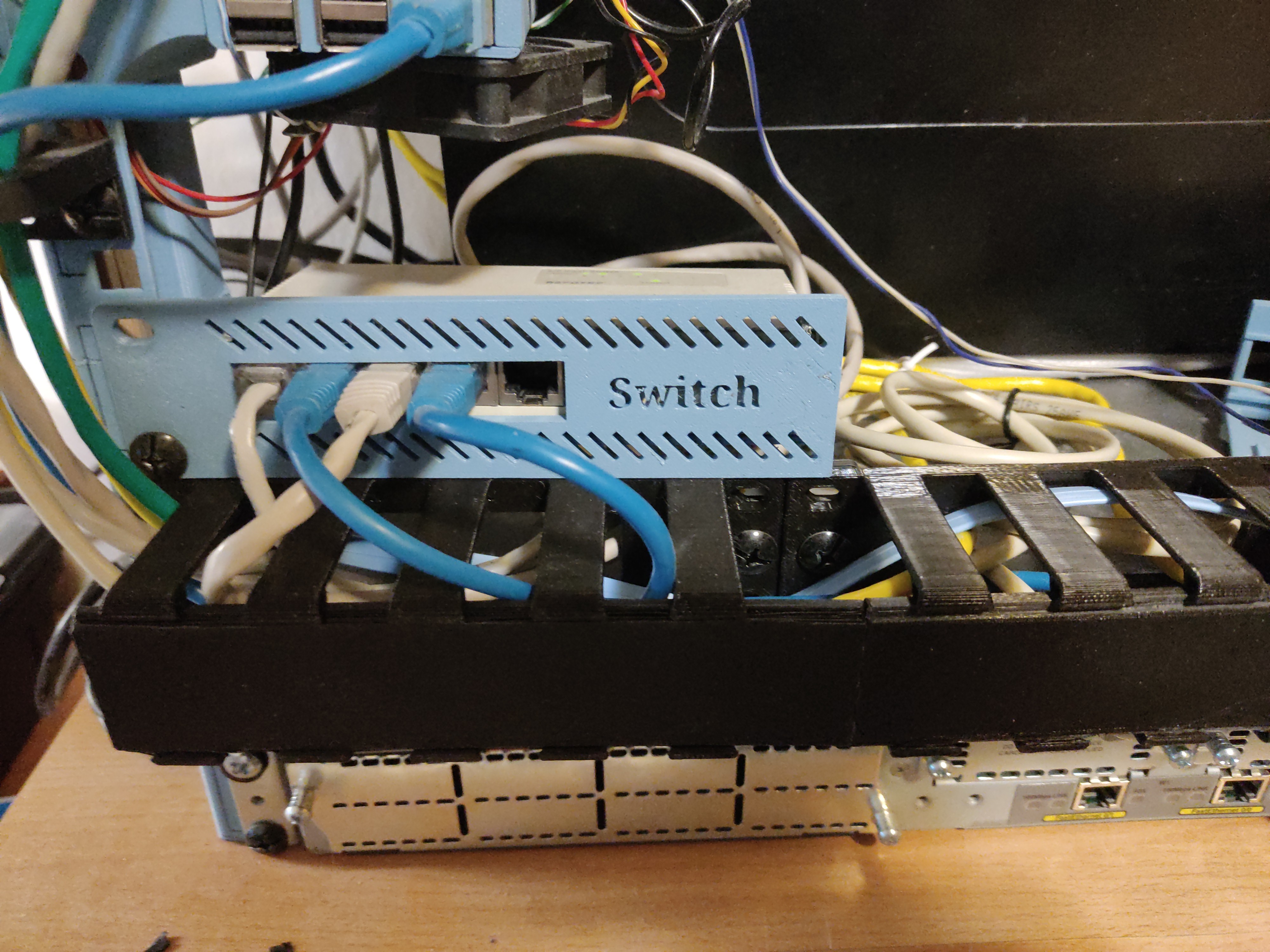 Server rack cable organizer 1U by Matej2005 | Download free STL model ...