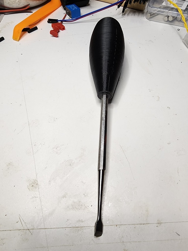 Miniature carving chisel handle with stand by Aaron Kelley | Download ...