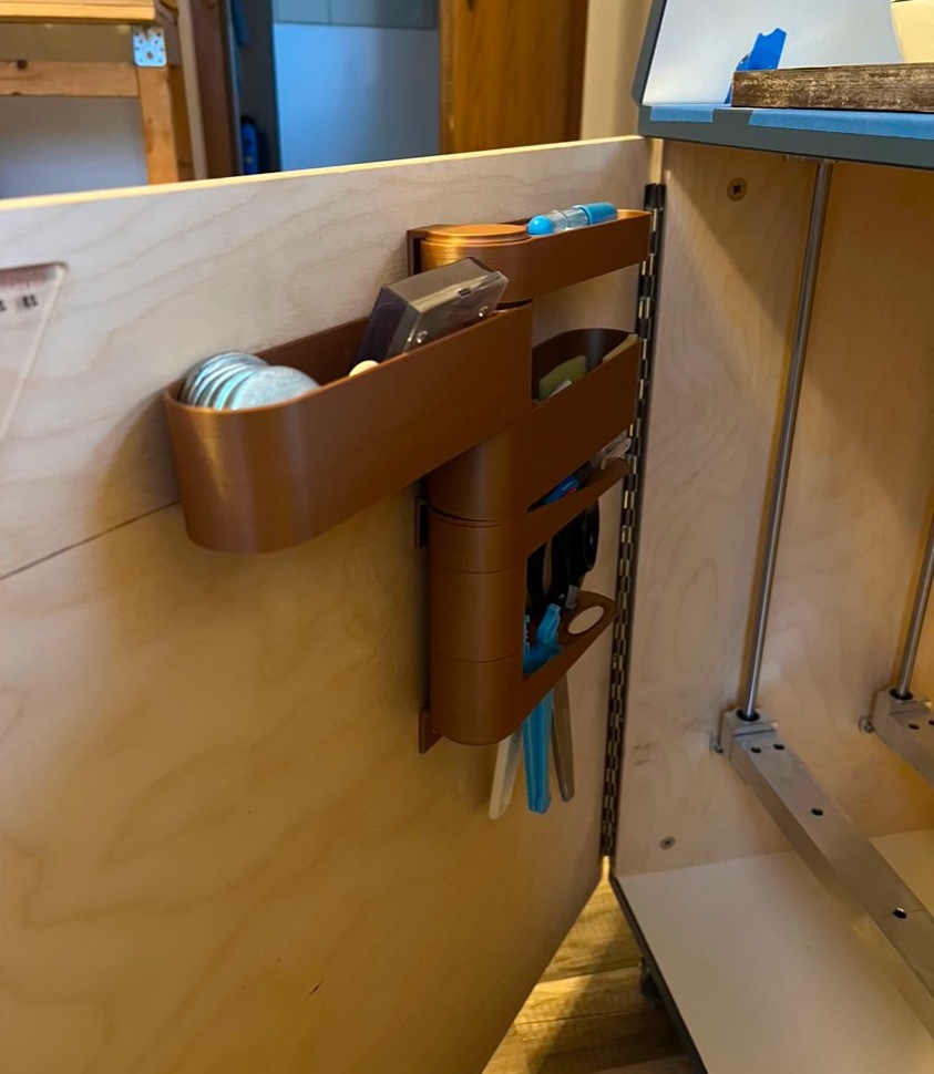 Vertical door storage box system by pandel | Download free STL model ...