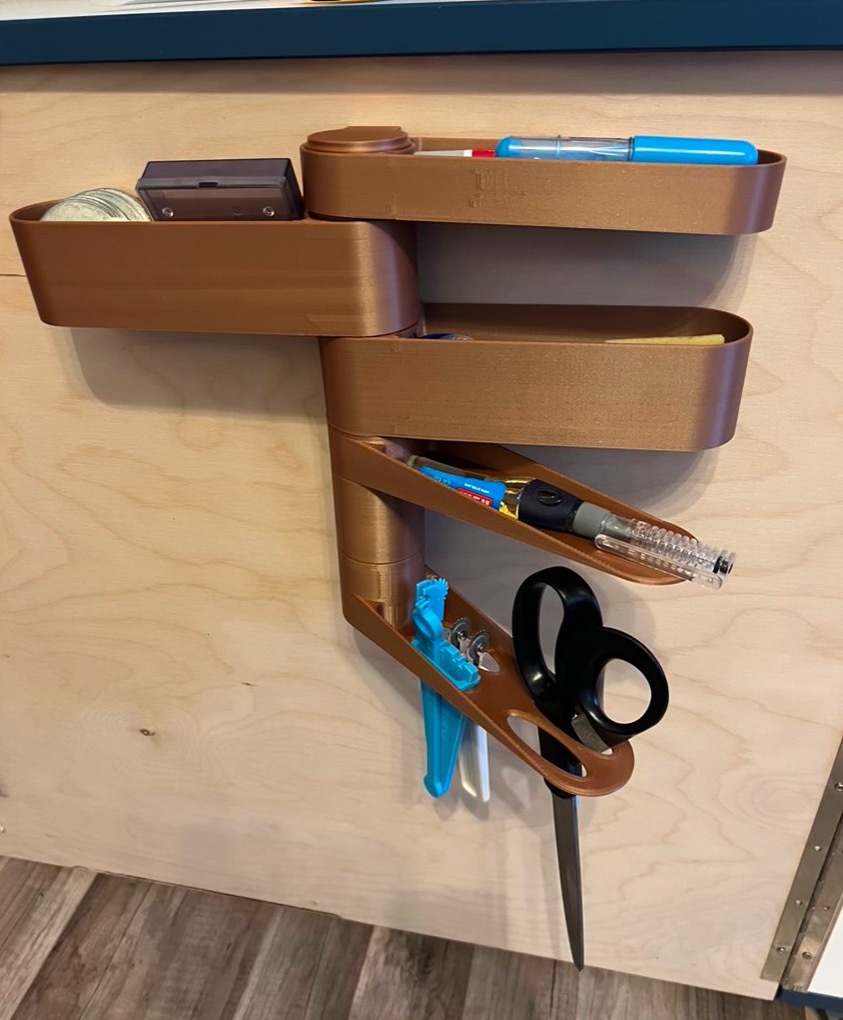 Vertical door storage box system by pandel | Download free STL model ...