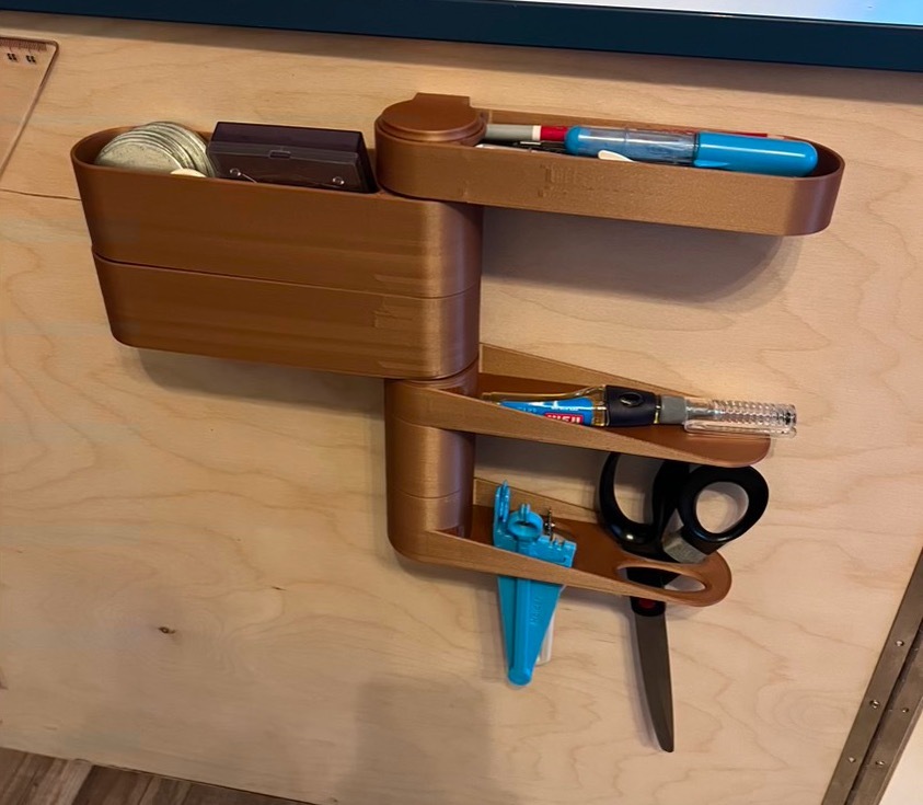 Vertical door storage box system by pandel | Download free STL model ...