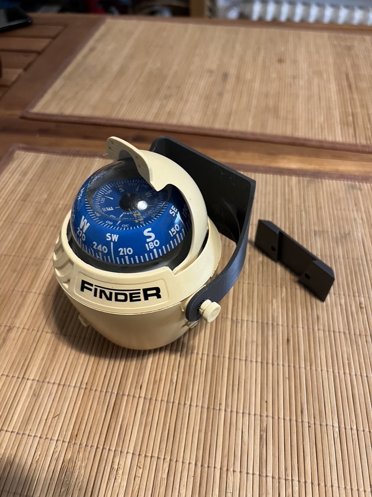 Danforth Scout boat compass holder with quick change plate by pandel ...