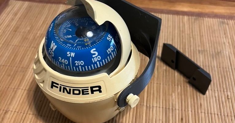 Danforth Scout boat compass holder with quick change plate by pandel ...