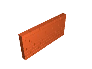 Brick Wall by Zura | Download free STL model | Printables.com