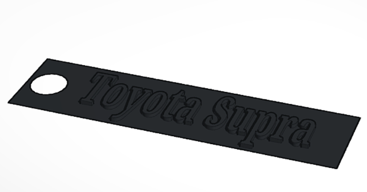 Toyota Supra keychain por MartinMB | Descargar modelo STL gratuito ...