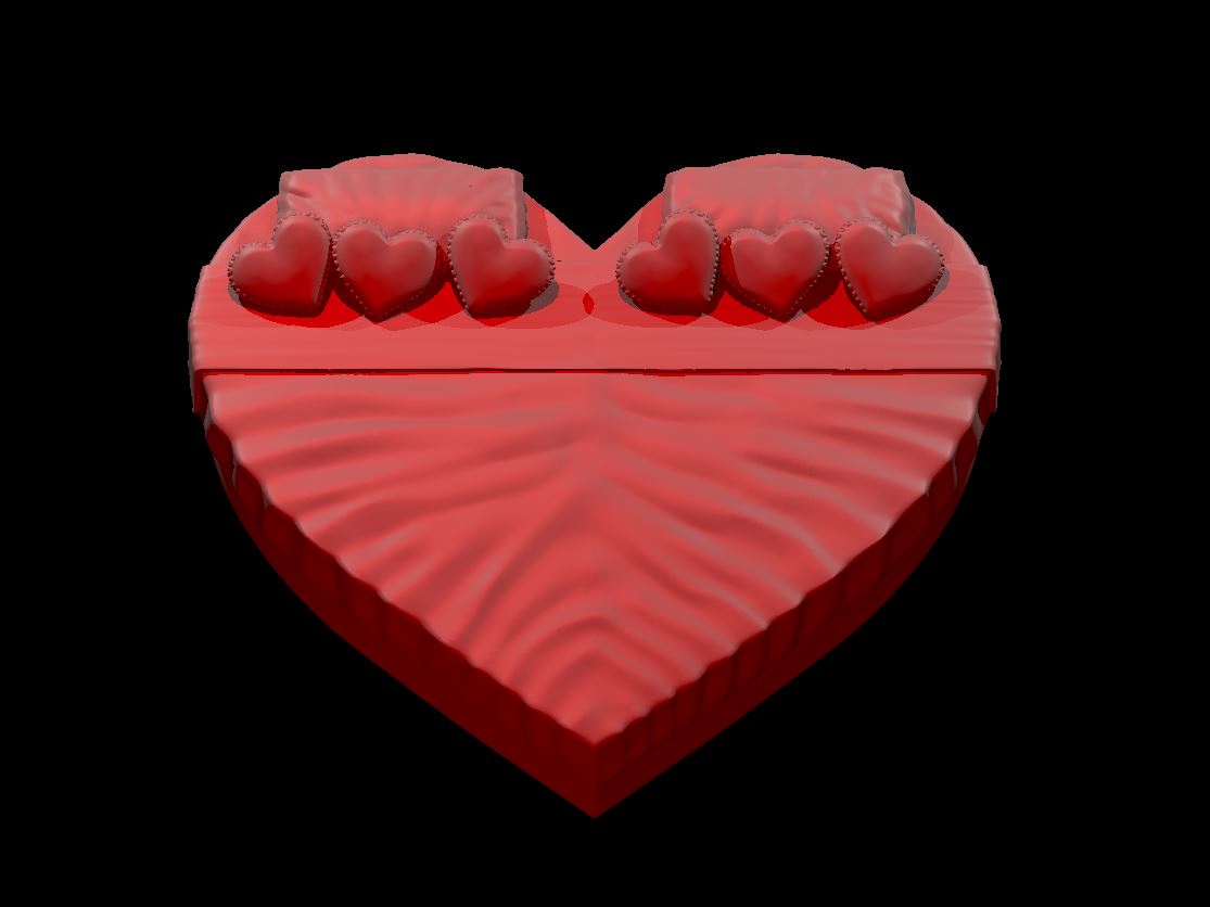 Spinning Heart Shaped Bed Mimic by MZ4250 | Download free STL model ...