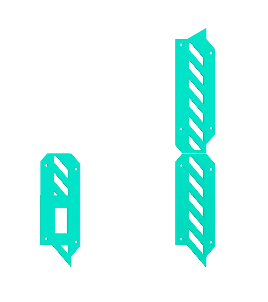 Ratrig V-Core 400-500mm Enclosure 2.0 Electronics Side Panels by ...