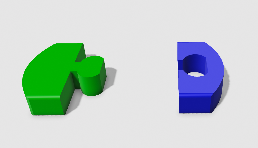 3D letters that you can click together! by ichoso | Download free STL ...