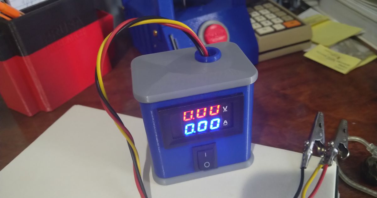 MR.JAY'S EZ-METER Volt Ammeter by Redneck Engineer | Download free STL ...