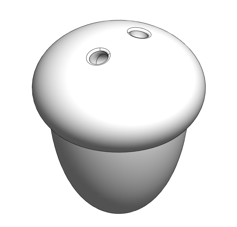 Acorn Container Redesigned (Easy, No support) by WillyCKH | Download ...