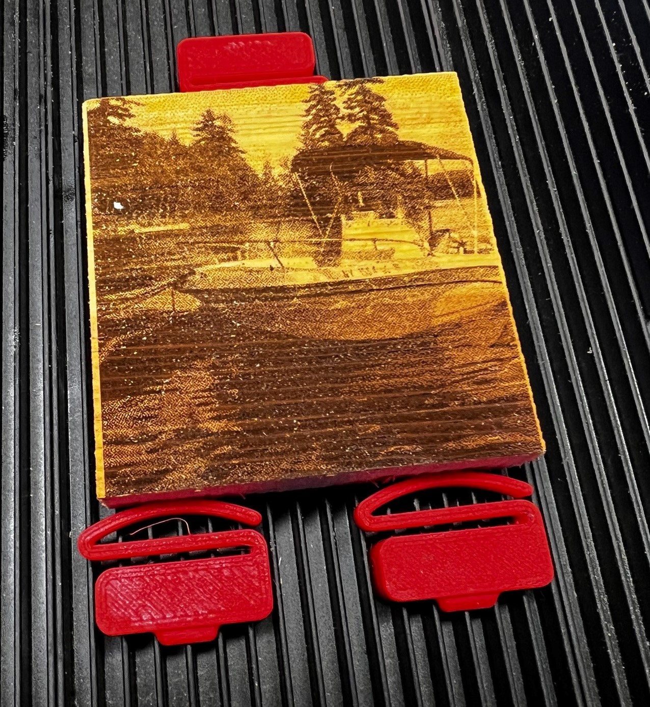 Clips to secure wood or paper to Snapmaker laser work surface par ...