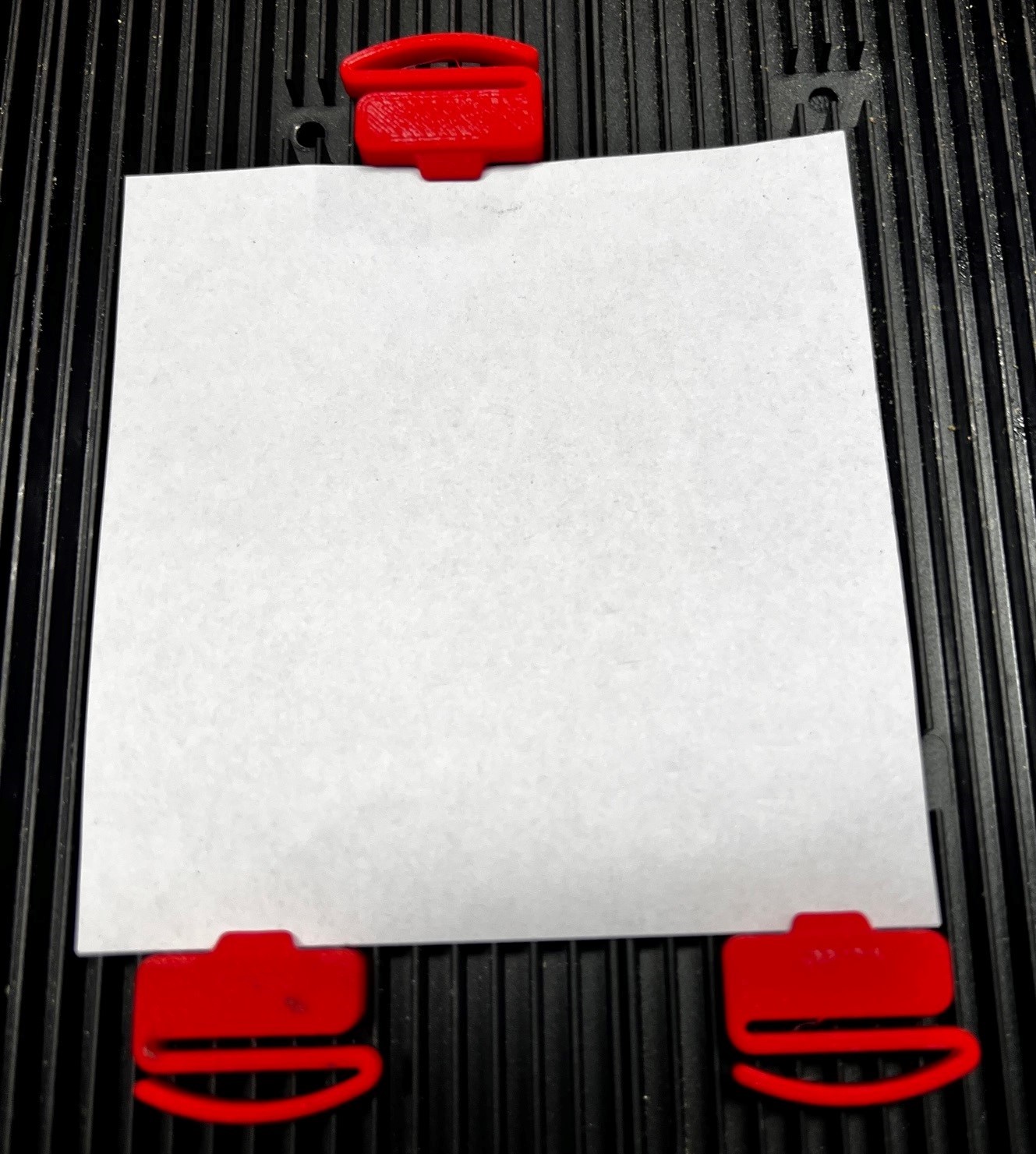 Clips to secure wood or paper to Snapmaker laser work surface par ...