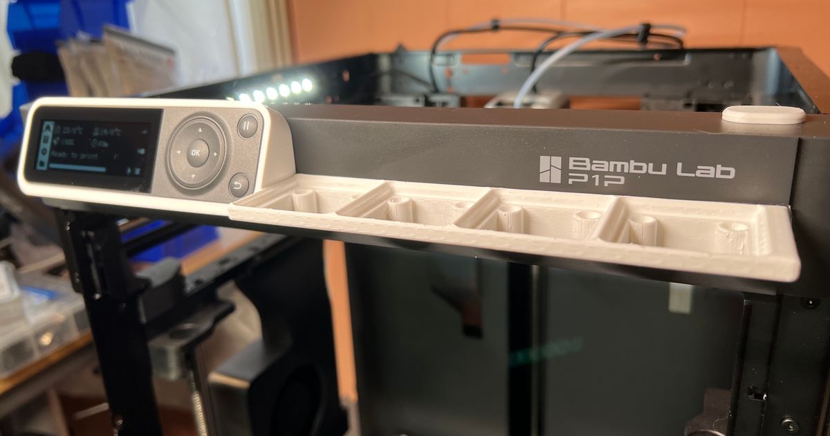 Gridfinity Faceplate for Bambu Lab P1P by Neebick | Download free STL ...