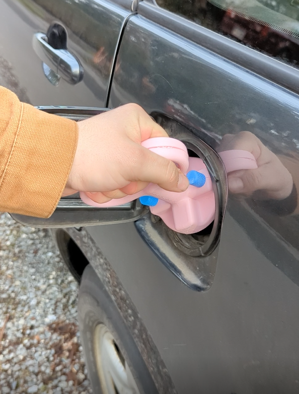 Vehicle Gas Cap Opener by Makers Making Change | Download free STL model | Printables.com