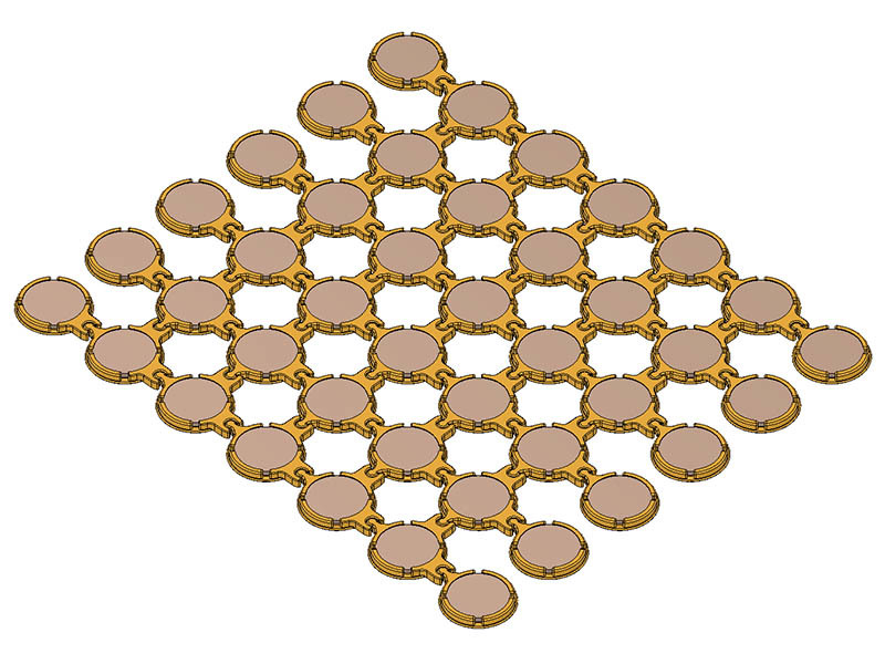 Chainmail with Pennies (Bracelets) by geodave | Download free STL model ...