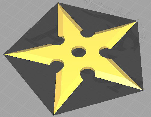 Cool Throwing Star by FIR3_P3ANUTE173 | Download free STL model ...