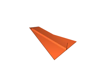 Plastic Paper Airplane by JoeSchu | Download free STL model ...