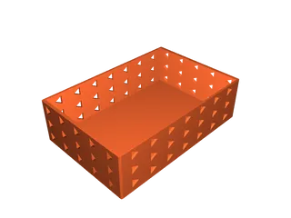 Tall and Small Triangle Bins by cSandra | Download free STL model ...