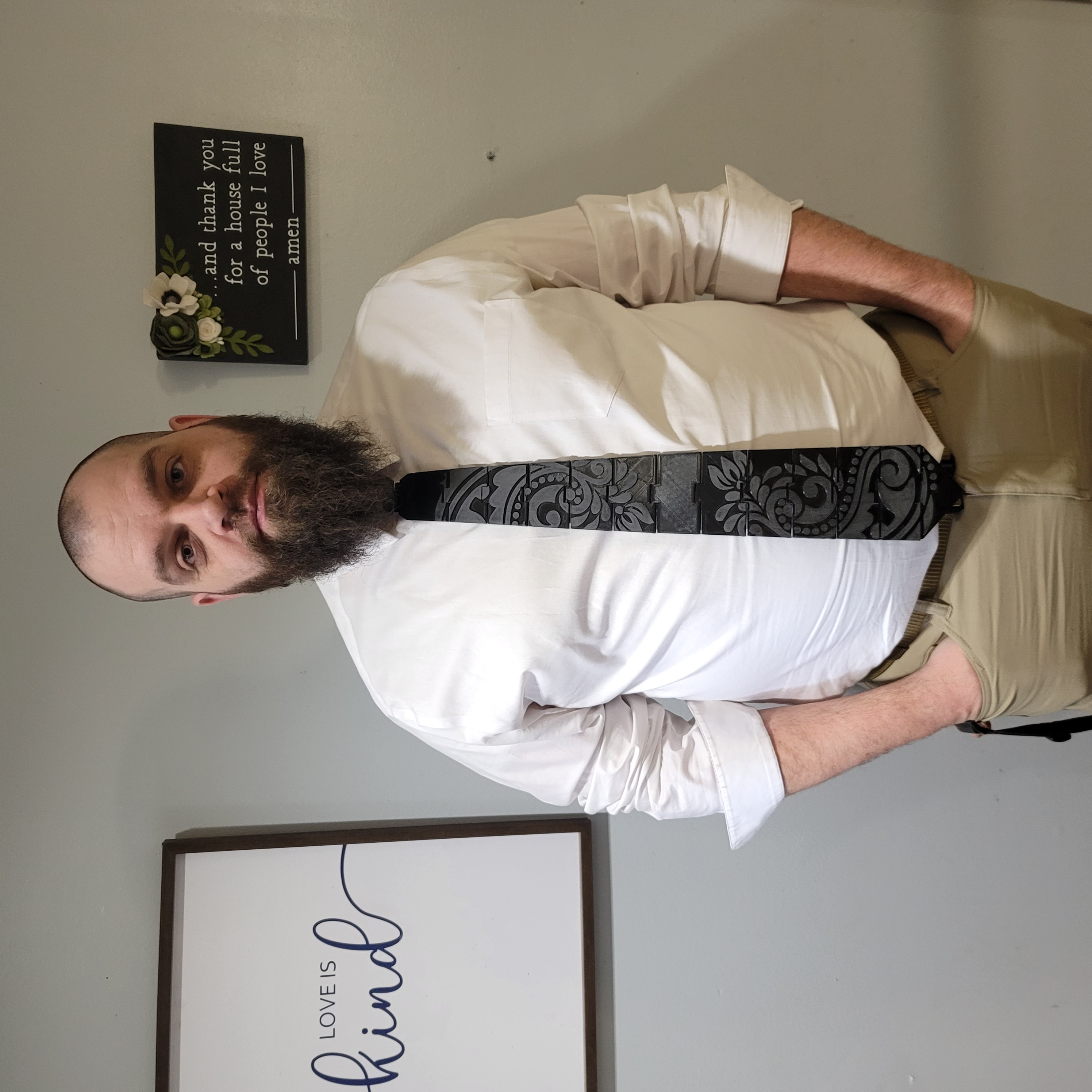 My first 3d printed Necktie by Brett Silva | Download free STL model ...