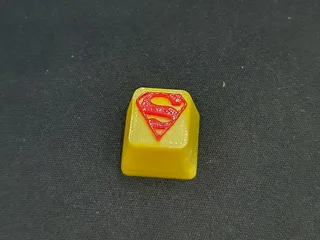 Superman Keycap by 3DLada | Download free STL model | Printables.com
