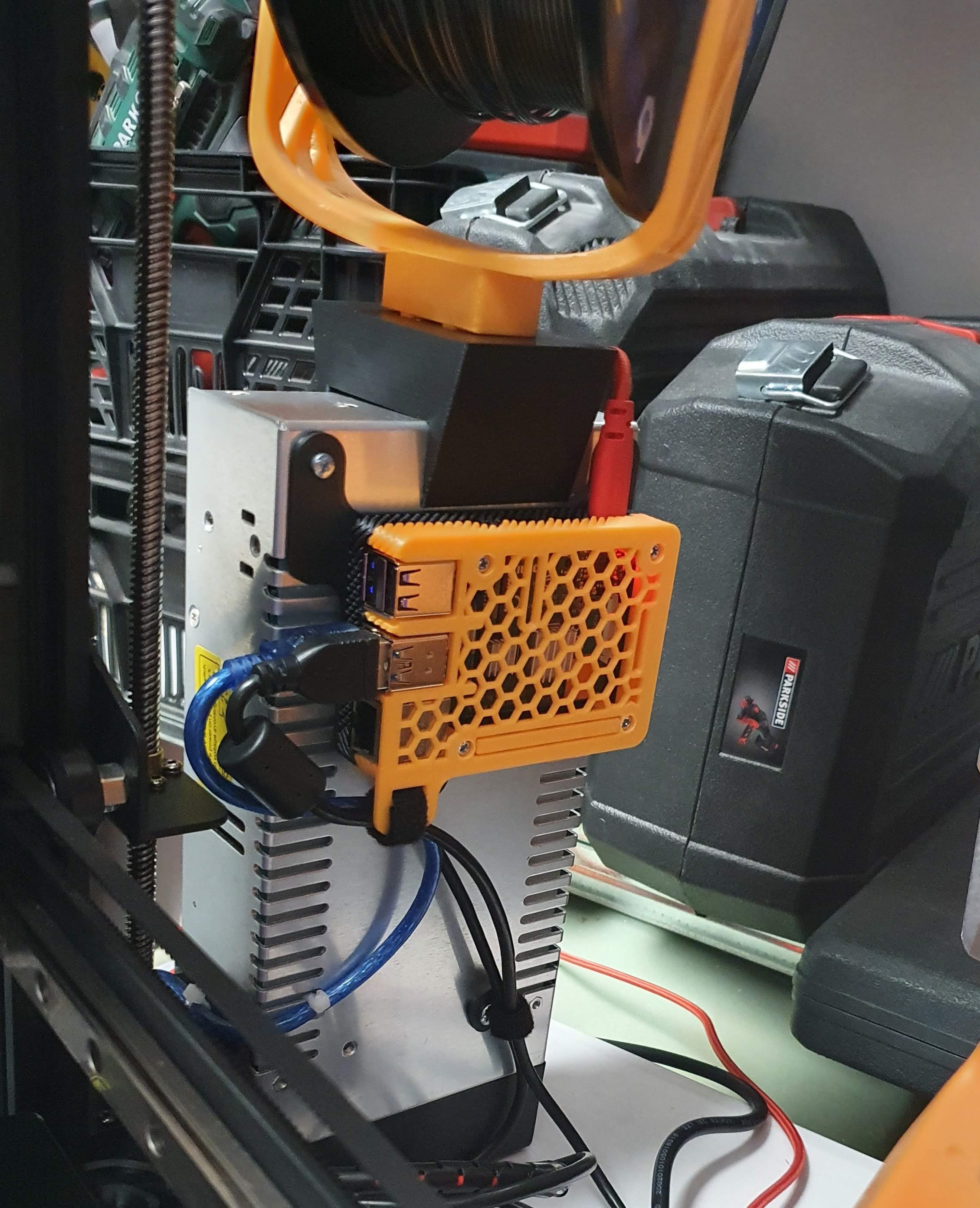 Raspberry Pi 4 mount for Kingroon KP3S PSU by Horci | Download free STL ...