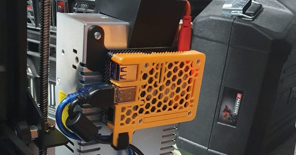 Raspberry Pi 4 mount for Kingroon KP3S PSU by Horci | Download free STL ...