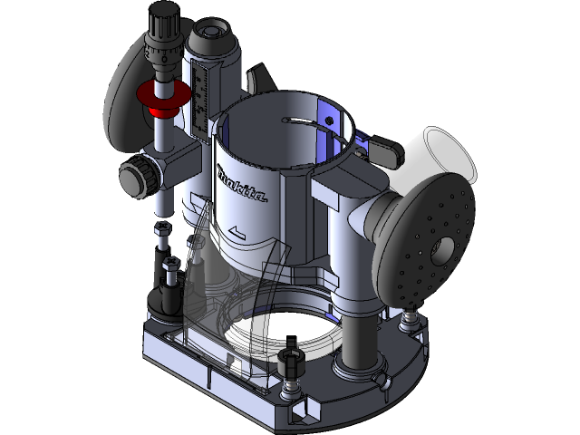 Makita plunge base by SV SYA | Download free STL model | Printables.com
