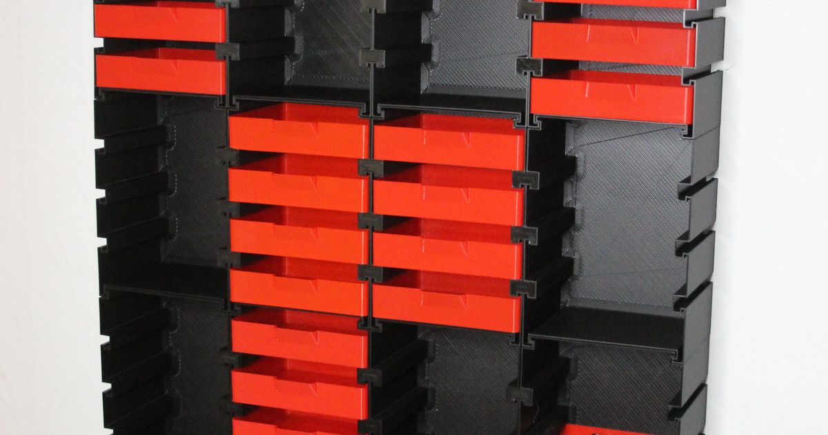 Wall Mount Brackets for Fast-Printing Drawer System by Adam Oellermann ...