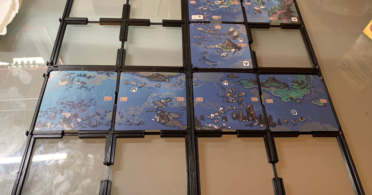 Aeon Trespass: Odyssey Interlocking Map Card/Tile Frame - Resized and ...