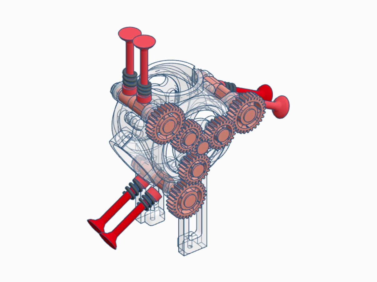 3 Cylinder Radial Engine by Bootjevaarder | Download free STL model ...