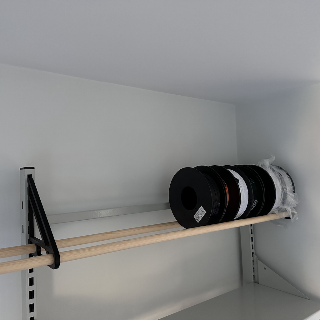 Filament Spool Shelf by Krzysztof Rosiński | Download free STL model ...