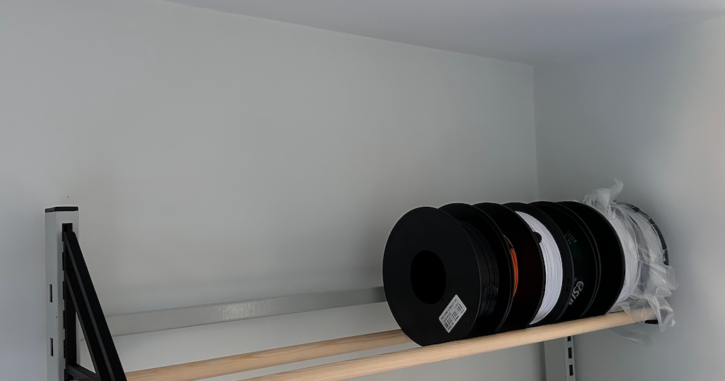 Filament Spool Shelf by Krzysztof Rosiński | Download free STL model ...