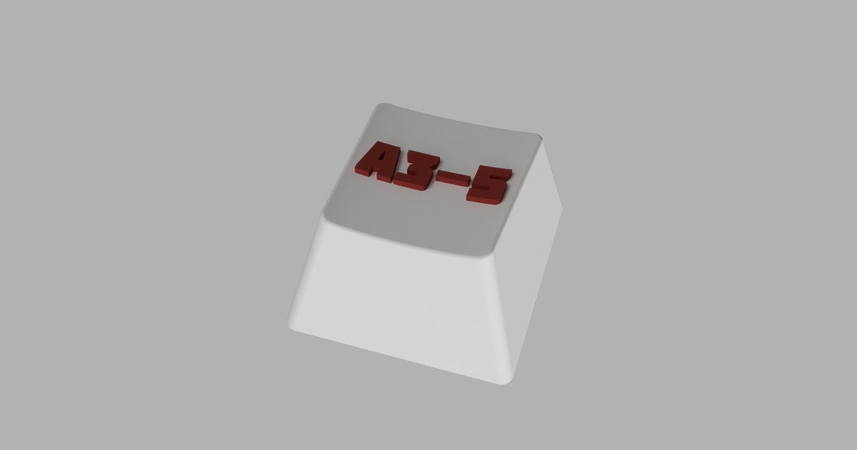 AZ-5 Cherry MX Keycap by Hans Schulz | Download free STL model ...