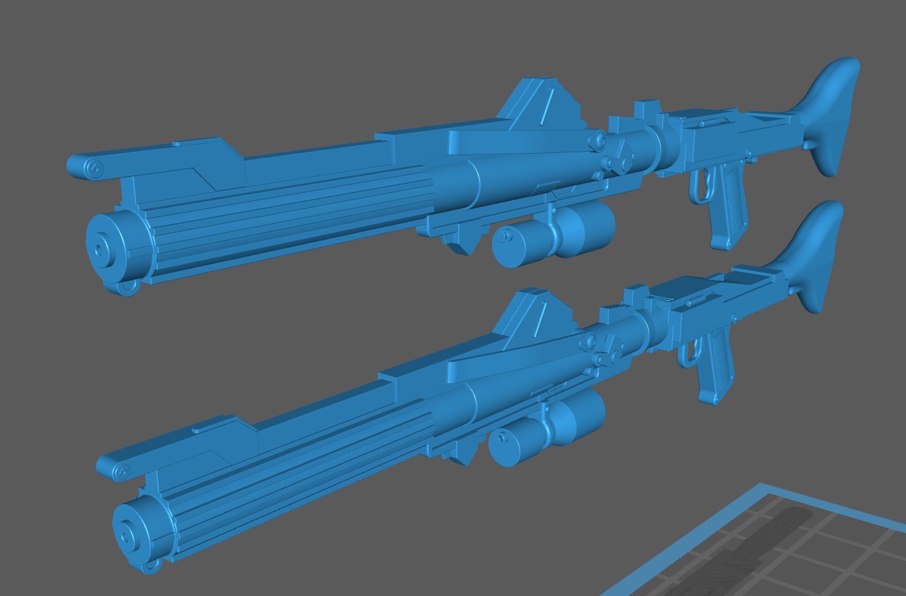 Star Wars Revenge of the Sith accurate DC15 A rifle for 1:12 , 1:6 and ...