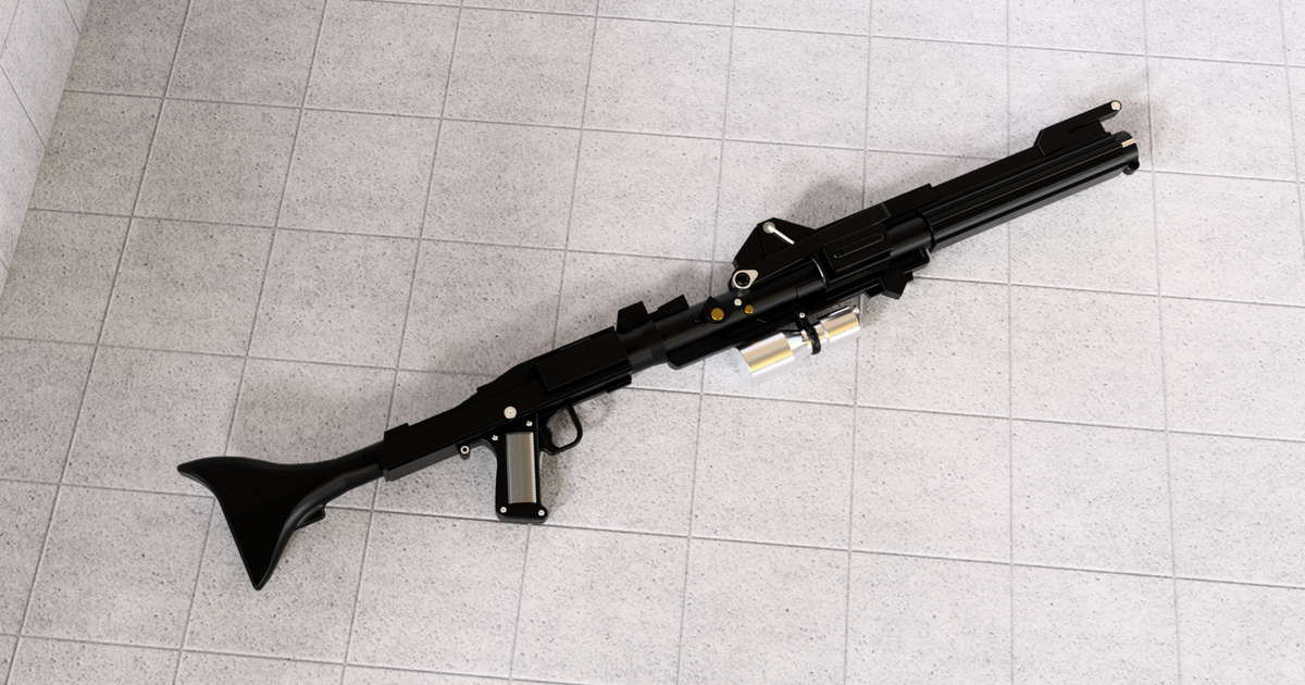 Star Wars Revenge of the Sith accurate DC15 A rifle for 1:12 , 1:6 and ...