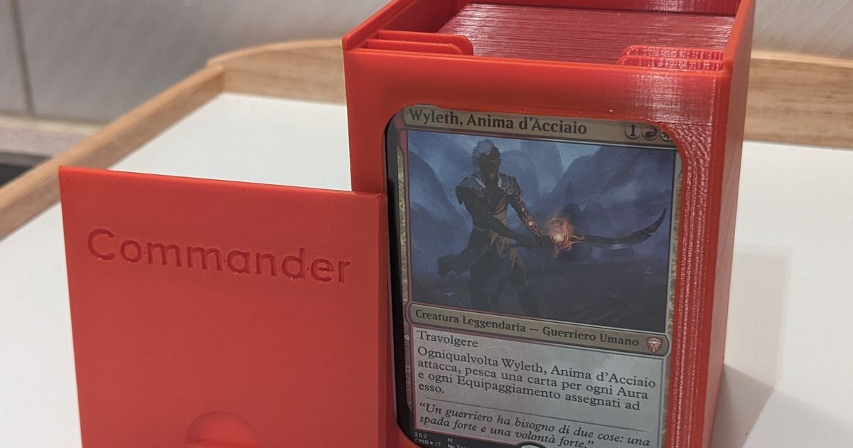 MTG Commander Box with Commander Display by TheJackall | Download free ...