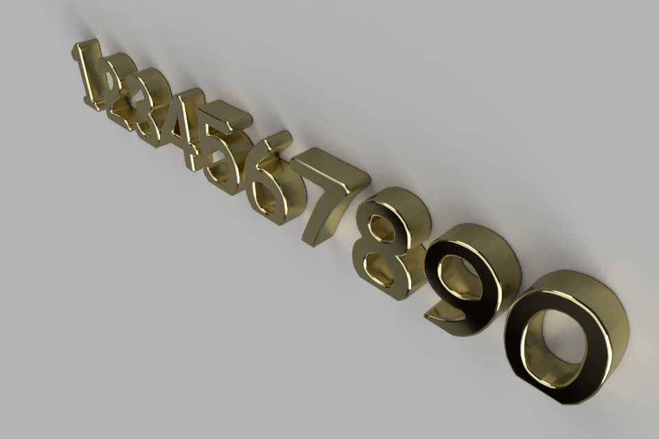 BIG birthday numbers by AWSW | Download free STL model | Printables.com