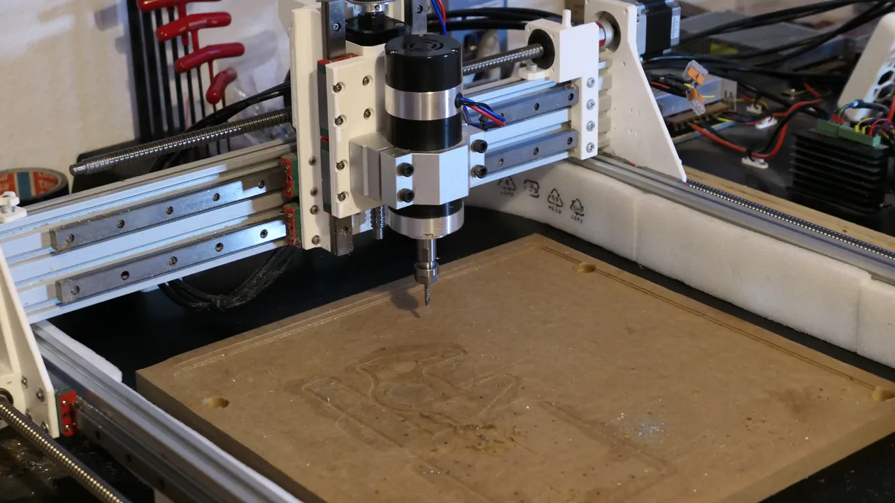 3D Printed CNC Router by Sir Kuhnhero | Download free STL model ...